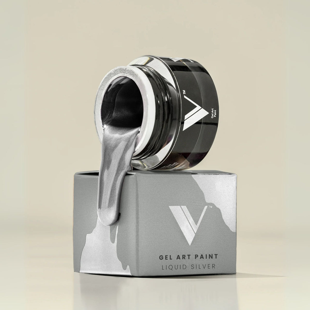 V Beauty Pure Chrome Gel Pod Liquid Silver 5ml | Siena Nails