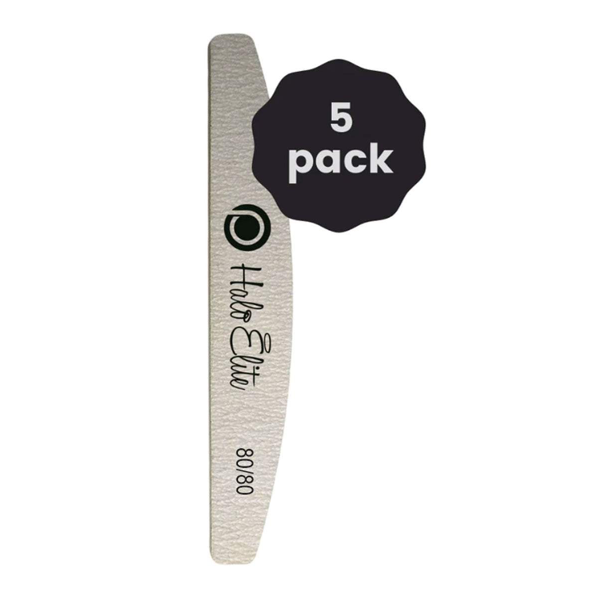 Halo Elite Half-Moon Zebra Files 80/80 - 5 Pack | Professional Nail ...